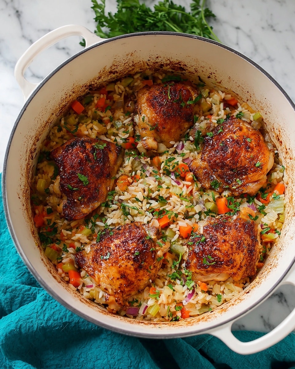 Baked Chicken and Rice One Pot Recipe for Cozy Dinners