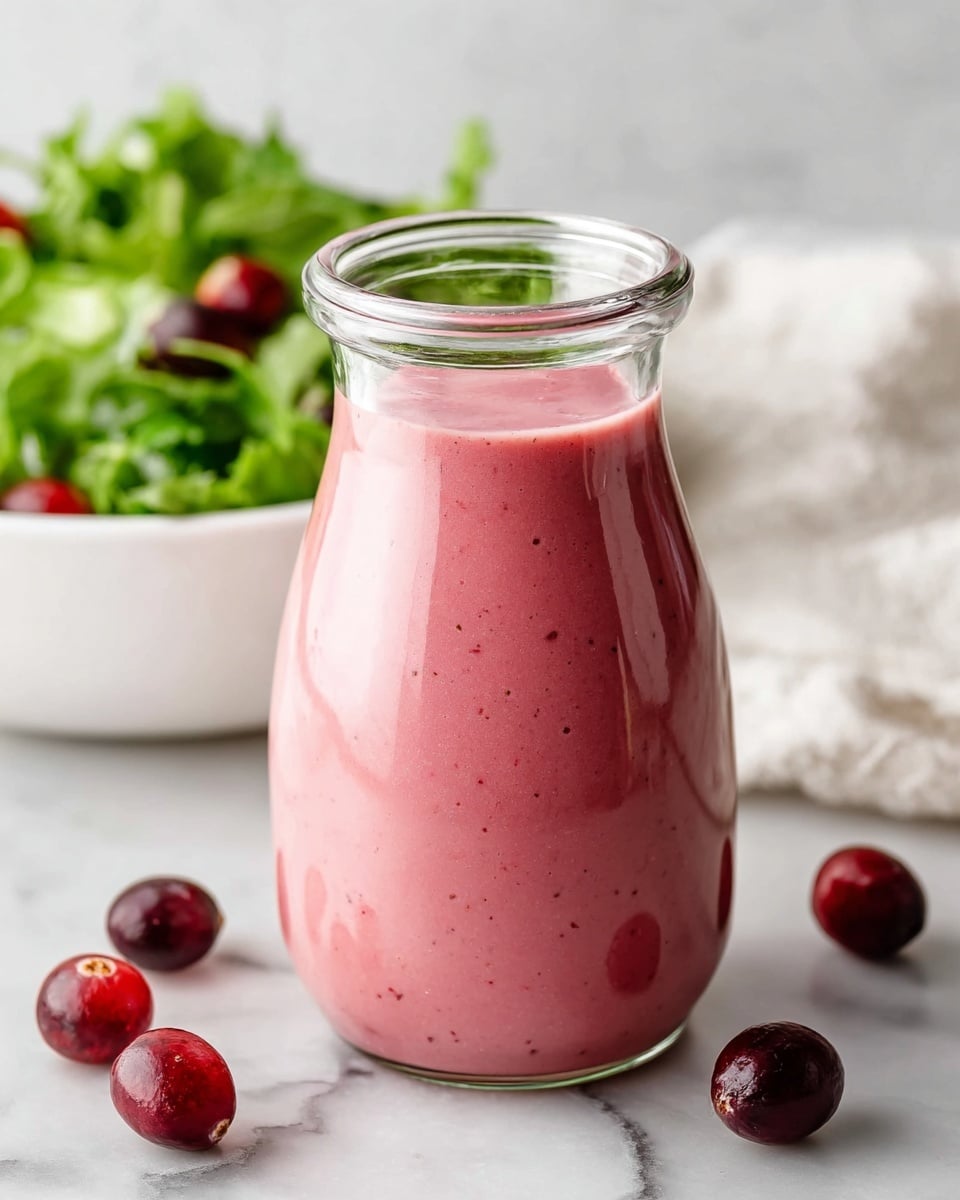Cranberry Vinaigrette: Bright & Flavorful Fall Salad Dressing