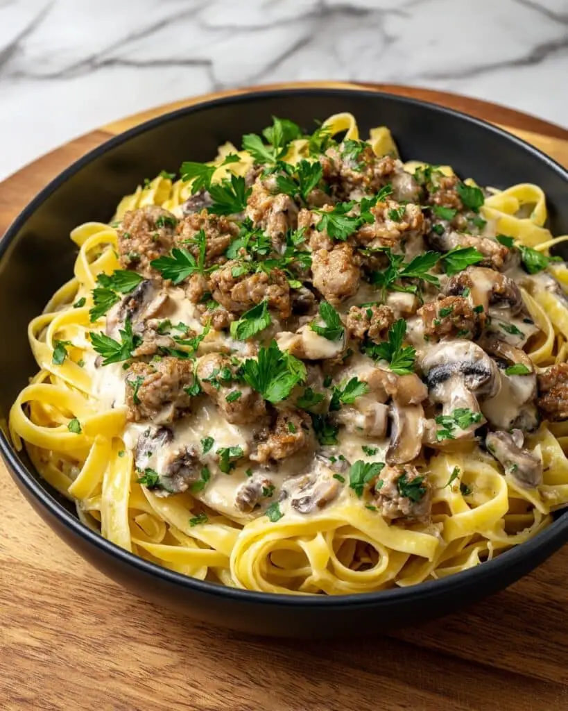 Ground Beef Stroganoff: Easy, Hearty, Creamy Dinner Delight