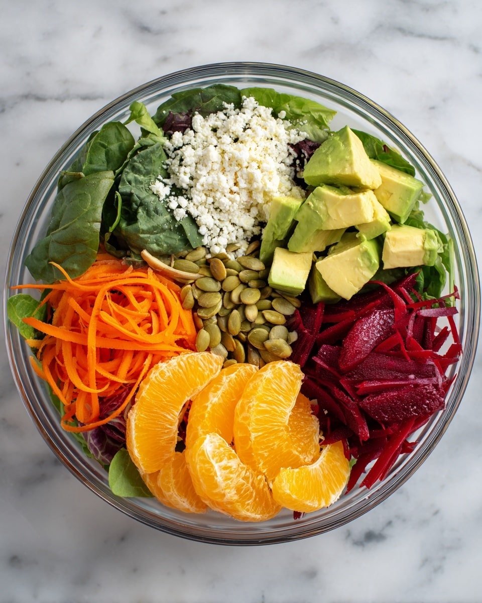 Green Salad with Beets, Oranges & Avocado - Bright & Fresh