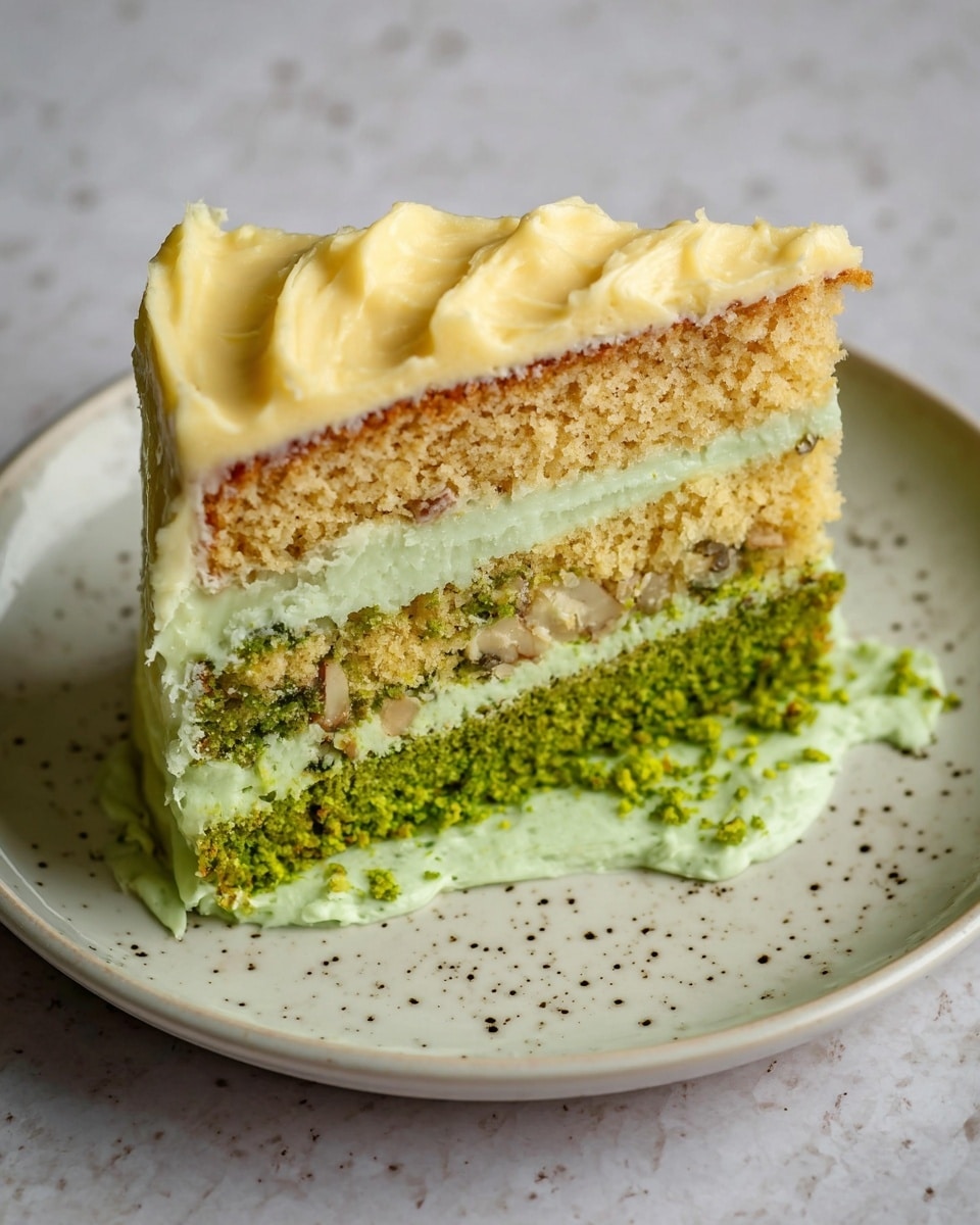 Vegan Pistachio Ombre Cake – Stunning & Delicious Celebration Cake