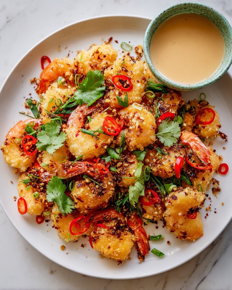 Salt and Pepper Shrimp Sichuan Style: Crispy & Flavorful