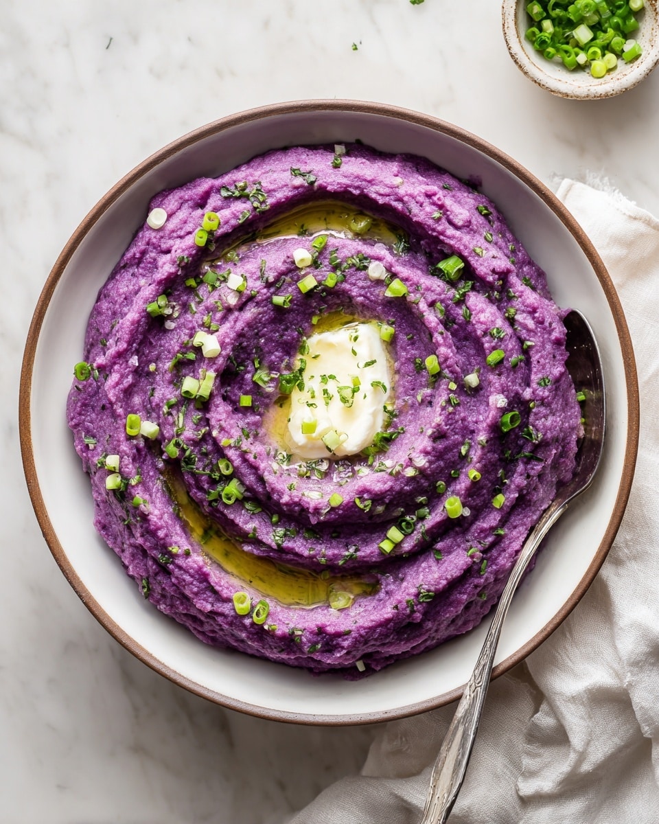 Quick & Easy Mashed Purple Sweet Potatoes – Vibrant Side Dish