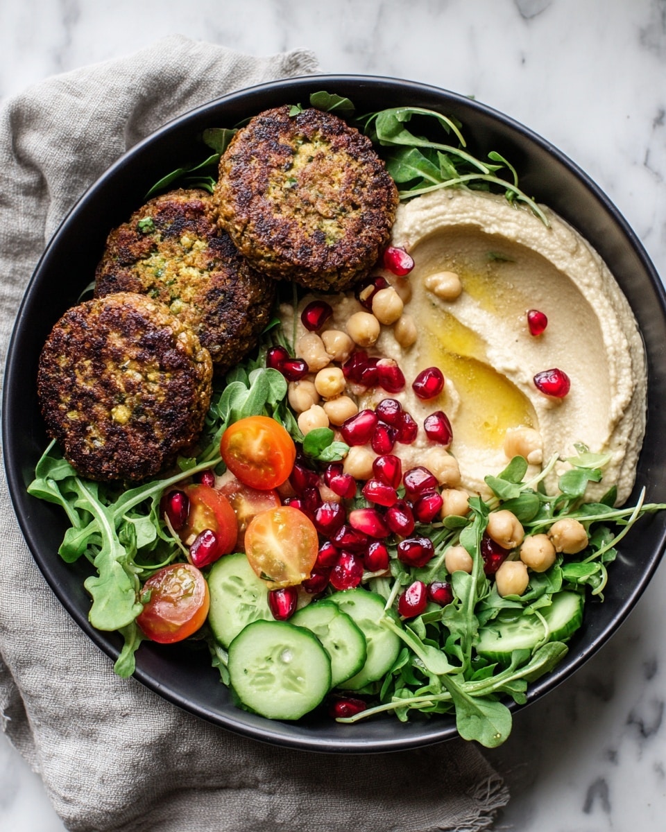 Waffle Falafel with Tahini Sauce and Fresh Veggies | Vibrant Middle ...