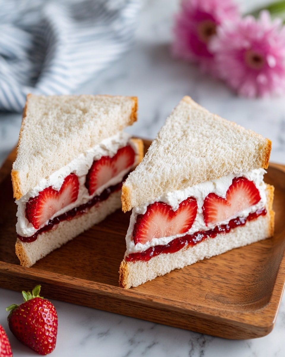 Strawberry Fruit Sando with Cream Filling – Sweet Japanese Delight