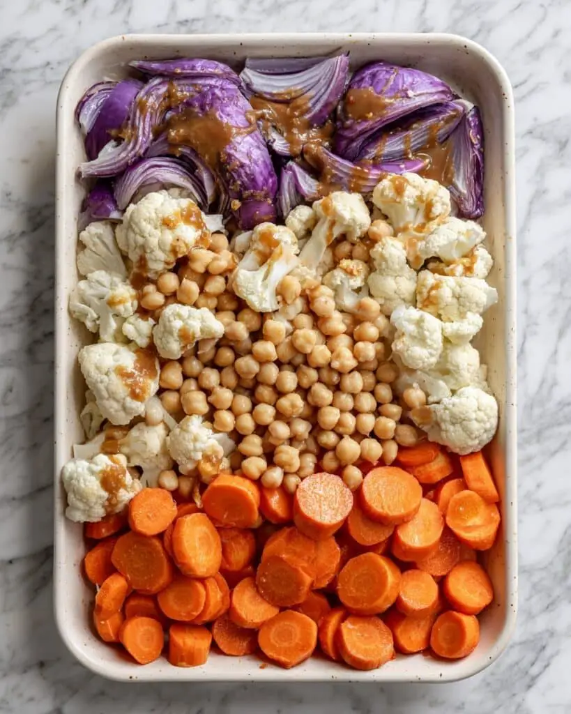 Sweet and Spicy Mediterranean Bowl with Mint Yogurt Sauce